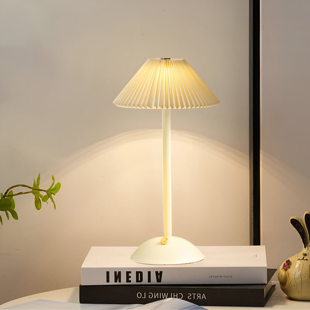 AluBrite -Aluminium LED Regenschirm Lampe - Touch Dimmer & USB Wiedera